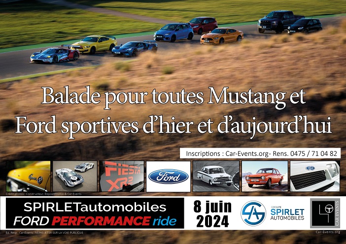 SPIRLETautomobiles FORD PERFORMANCE ride 2024 : BROCHURE – Car-Events